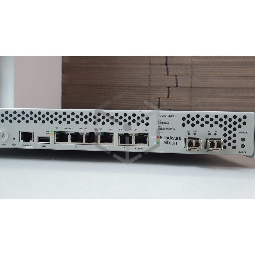 Radware Alteon 알테온 4408 라드웨어 네트워크 L4 부하분산 중고스위치 국내재고 - SUGARCUBE