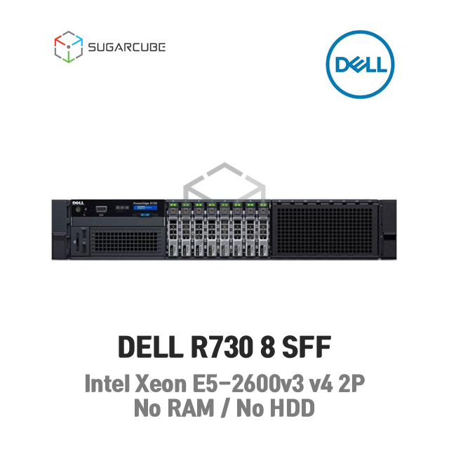 DELL R730 E5-2680v3 2P 64G SSD 500G 2.5인치 8 중고서버 웹 디비 딥러닝 - SUGARCUBE
