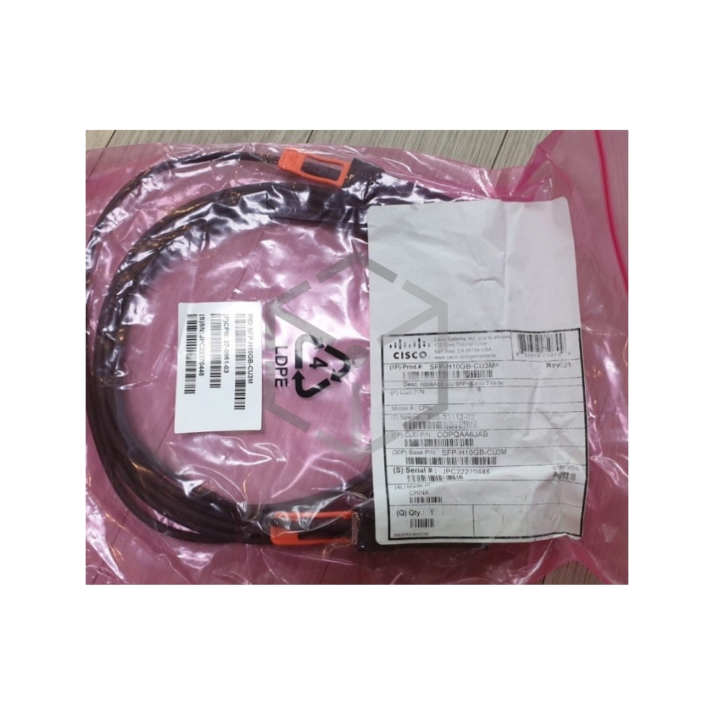 CISCO SFP-H10GB-CU2M COPQAA4JAB SFP+ DAC 2M DAC케이블 10G케이블 - SUGARCUBE