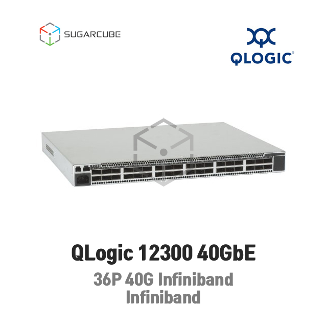 QLogic 12300 36P 40GbE InfiniBand 0449-021 인피니밴드 중고스위치 - SUGARCUBE