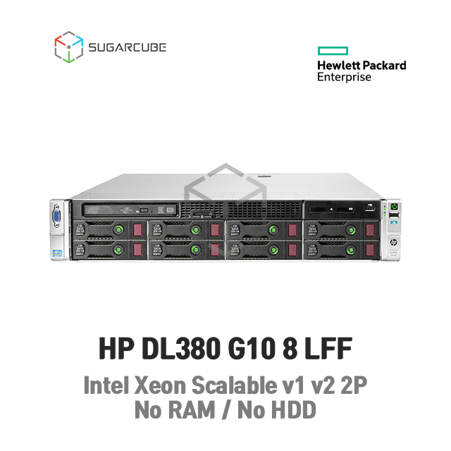HP ProLiant DL380 G10 Gold 6130 2P 128G 32코어 8 LFF 중고 - SUGARCUBE