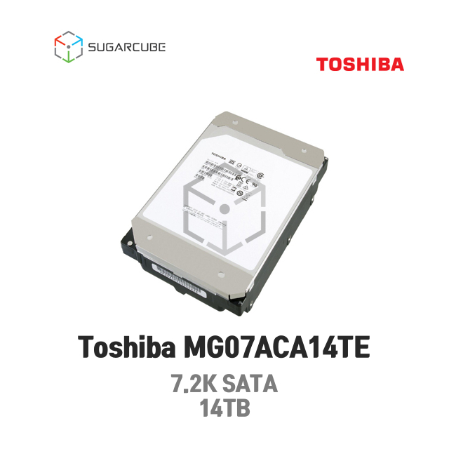 Toshiba 14TB MG07ACA14TE 256MB SATA 고용량하드 - SUGARCUBE